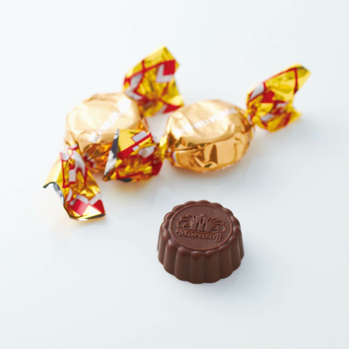 ラウンドプレーン（ミルクチョコレート） 61g（個包装込み 63g）入 | モロゾフオンラインショップ